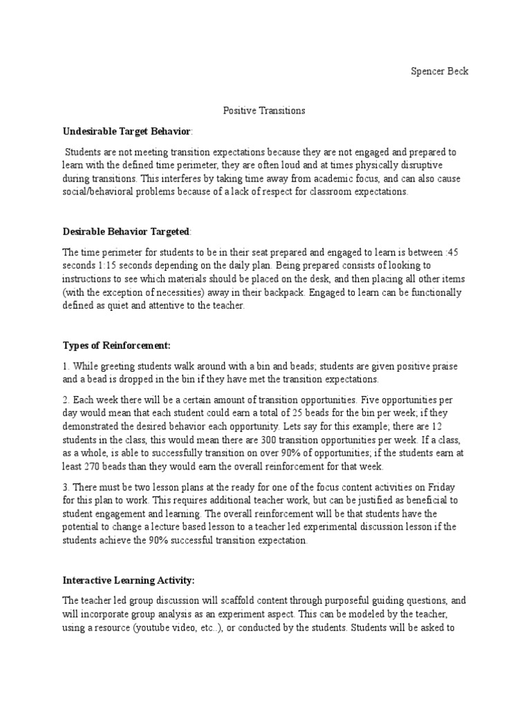 Undesirable Target Behavior | PDF | Reinforcement | Experiment