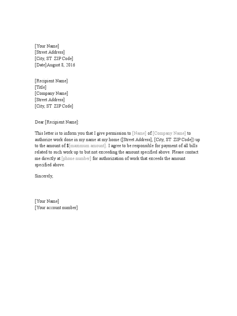 LTO Authorization Letter Template | PDF | Business