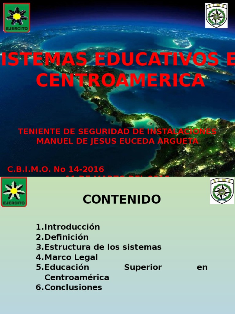Sistemas de Educación en Centroamerica | PDF | Educación más alta ...