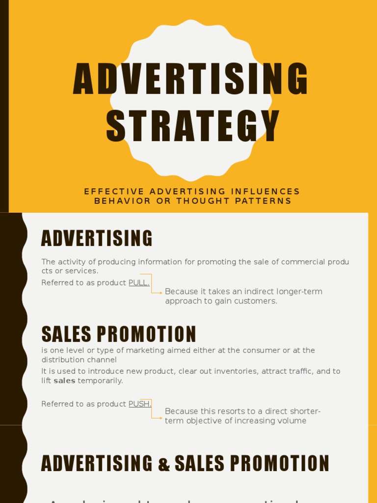 Advertising Strategy | Brand | Advertising