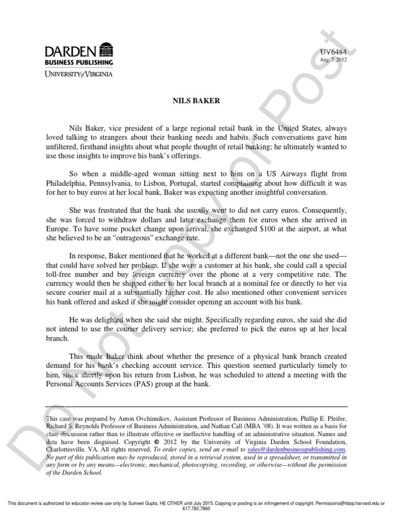 Case 2B-Nils Baker | PDF | Euro | Exchange Rate