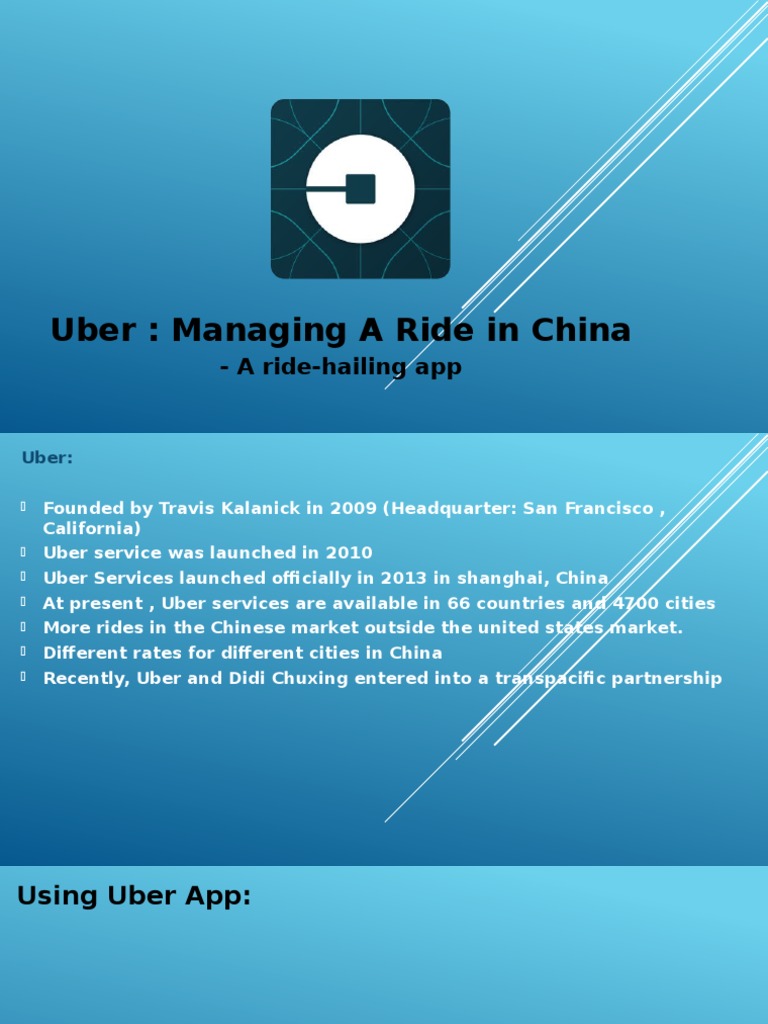 Uber | PDF | Uber (Company) | Business