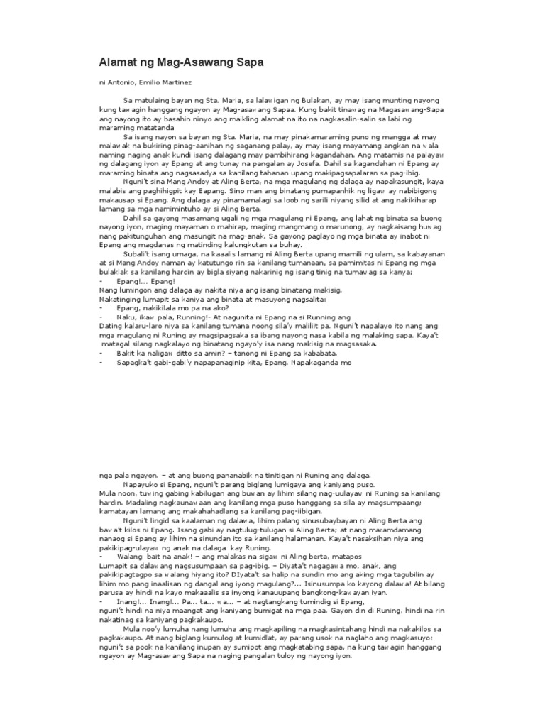 Ang Talon NG Maria Cristina | PDF