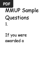 UPDA QATAR-Mechanical Sample Questions | PDF