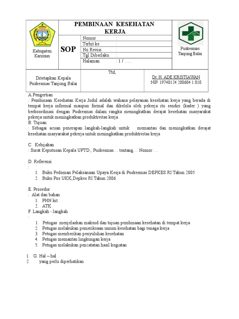 Sop Pembinaan Ukk | PDF