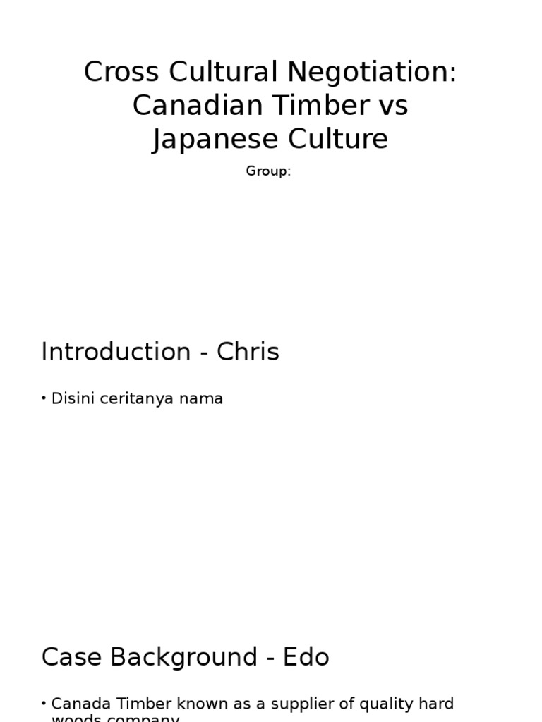 Cross Cultural Negotiation | PDF