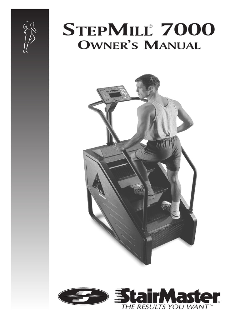 StepMill 7000 Owner's Manual | PDF | Heart Rate | Physical Fitness