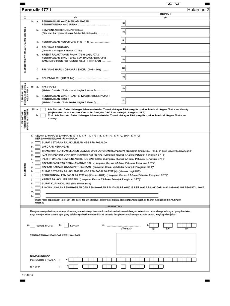 Formulir Surat Pemberitahuan Objek Pajak Spop Dan Lspop - Kumpulan Surat Penting