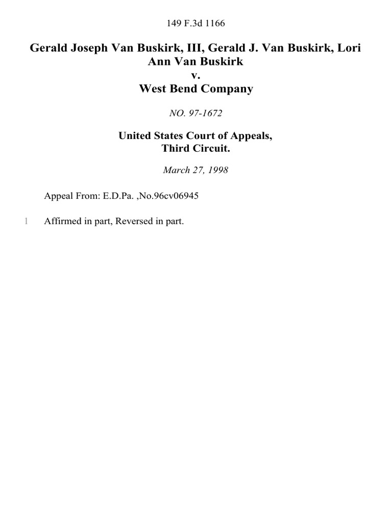 Gerald Joseph Van Buskirk, III, Gerald J. Van Buskirk, Lori Ann Van ...