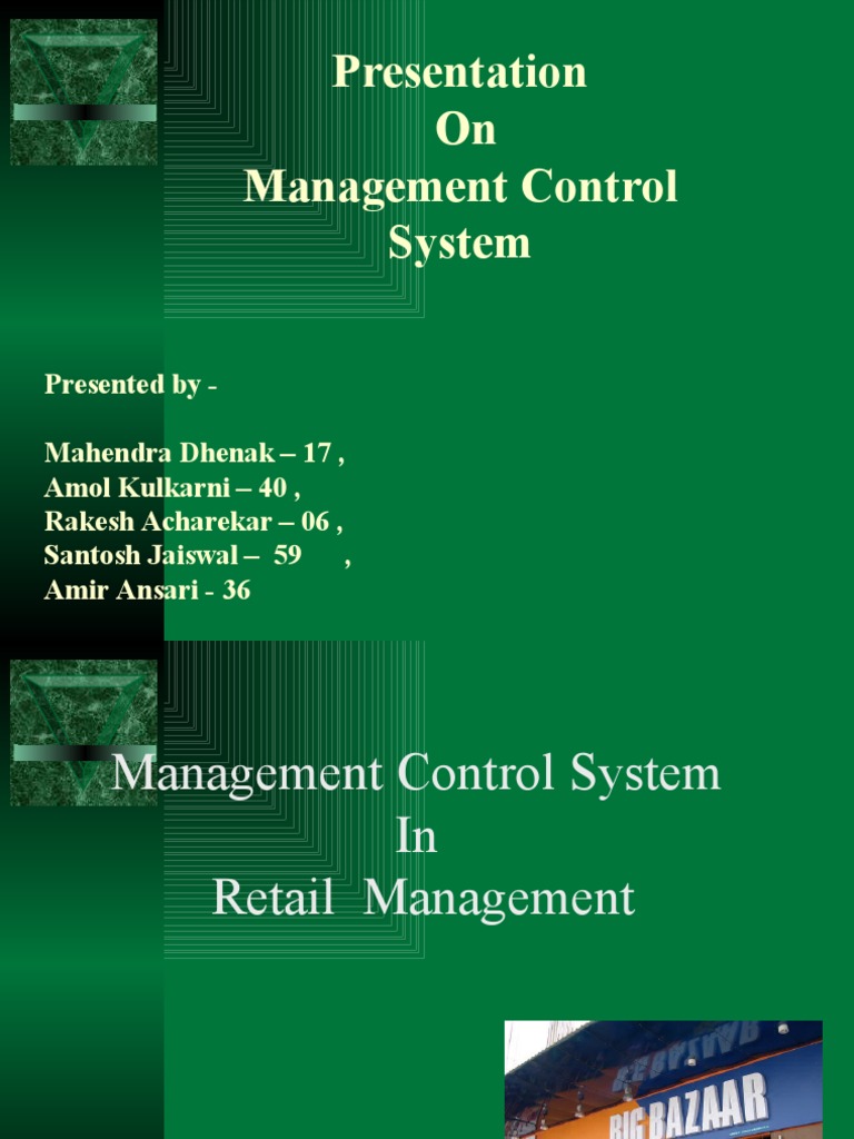 Presentation On MCS | Download Free PDF | Retail | Revenue