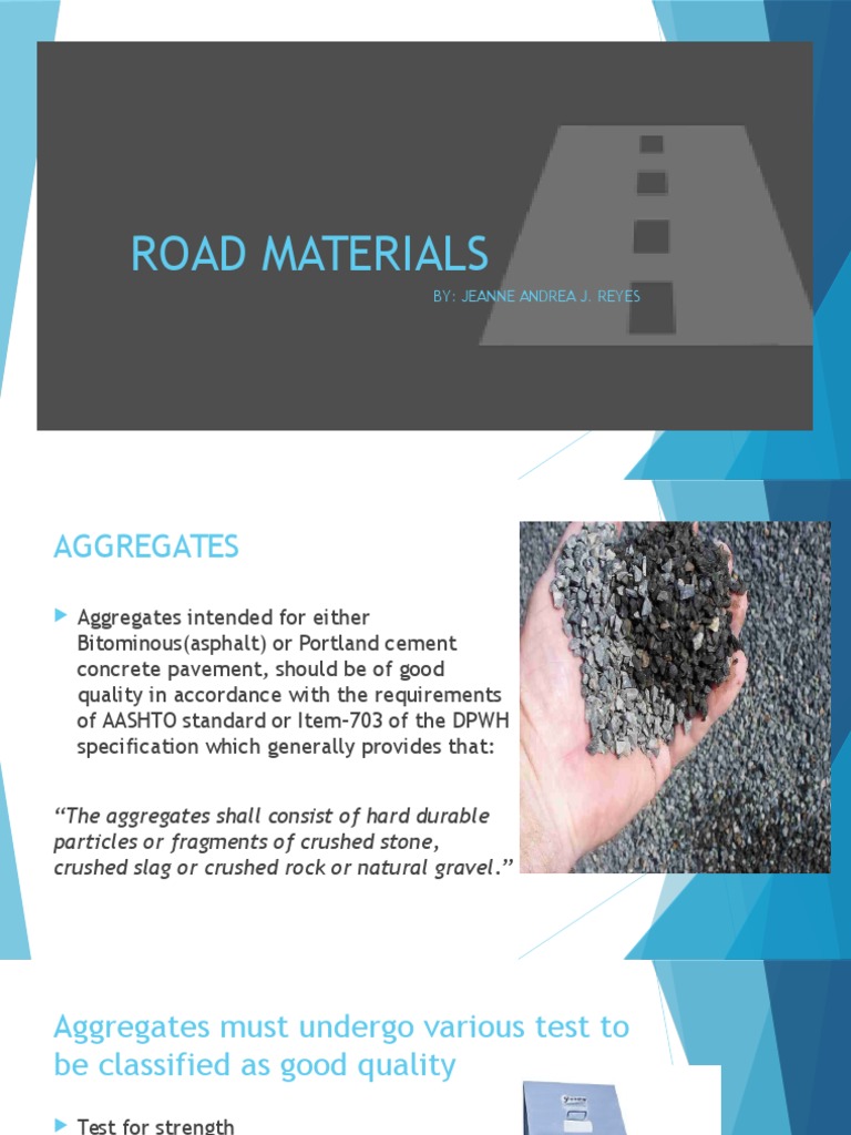 Road Materials | PDF | Road Surface | Construction Aggregate