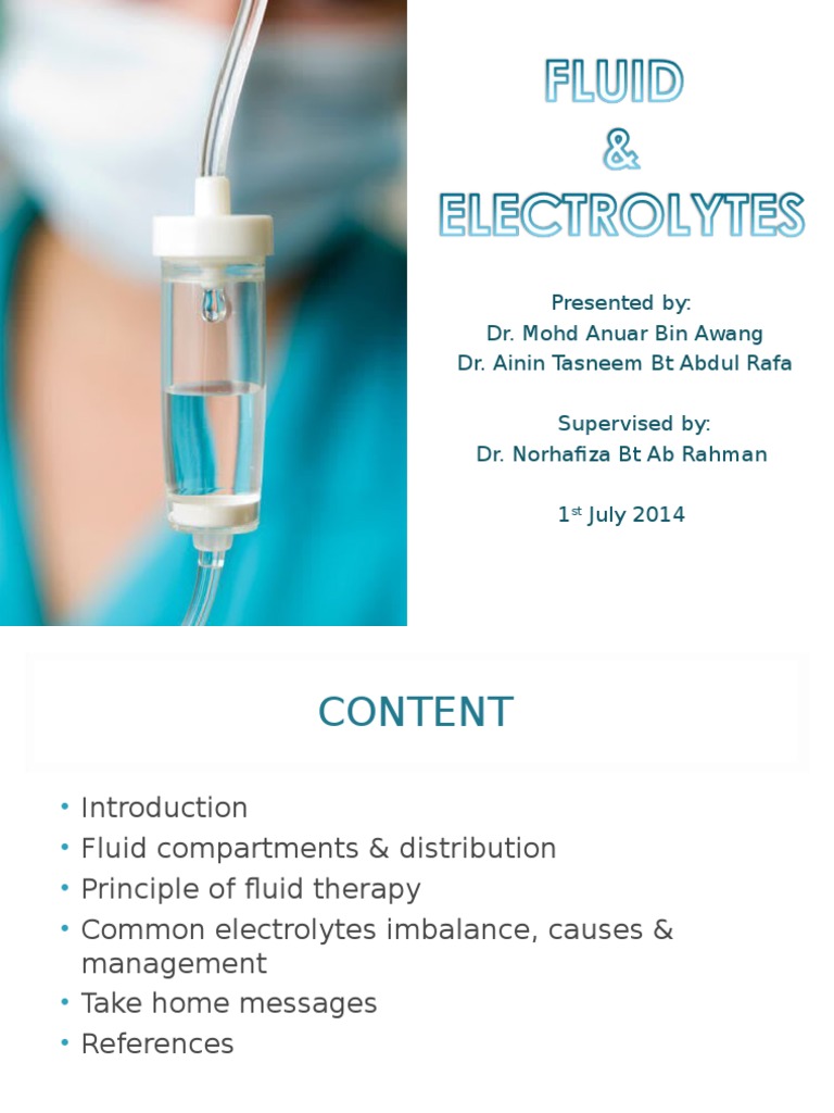 IV Fluids | PDF | Diseases And Disorders | Medicine