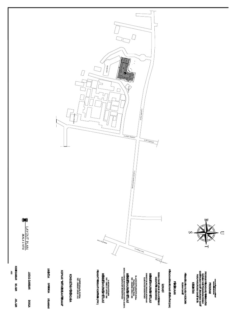 Rsu Paling Baru 1.layout Plan | PDF