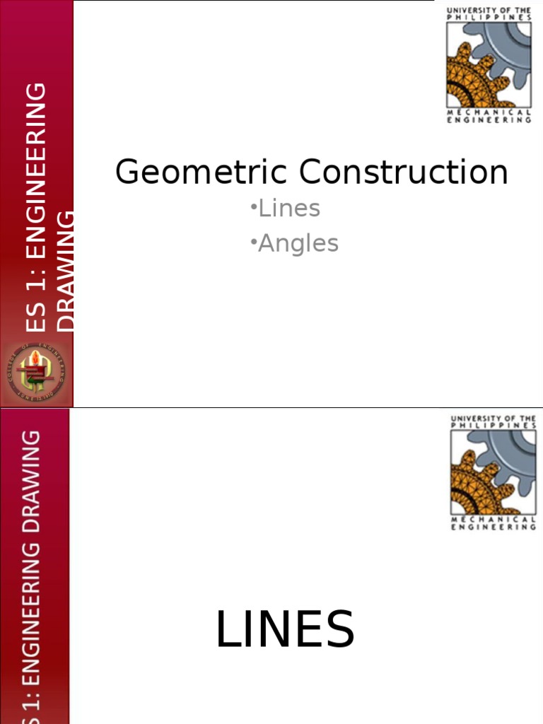Geometric Construction: - Lines - Angles | PDF