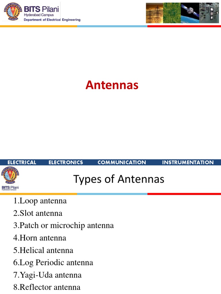 Types and Principles of Antennas | PDF | Antenna (Radio) | Broadcast ...