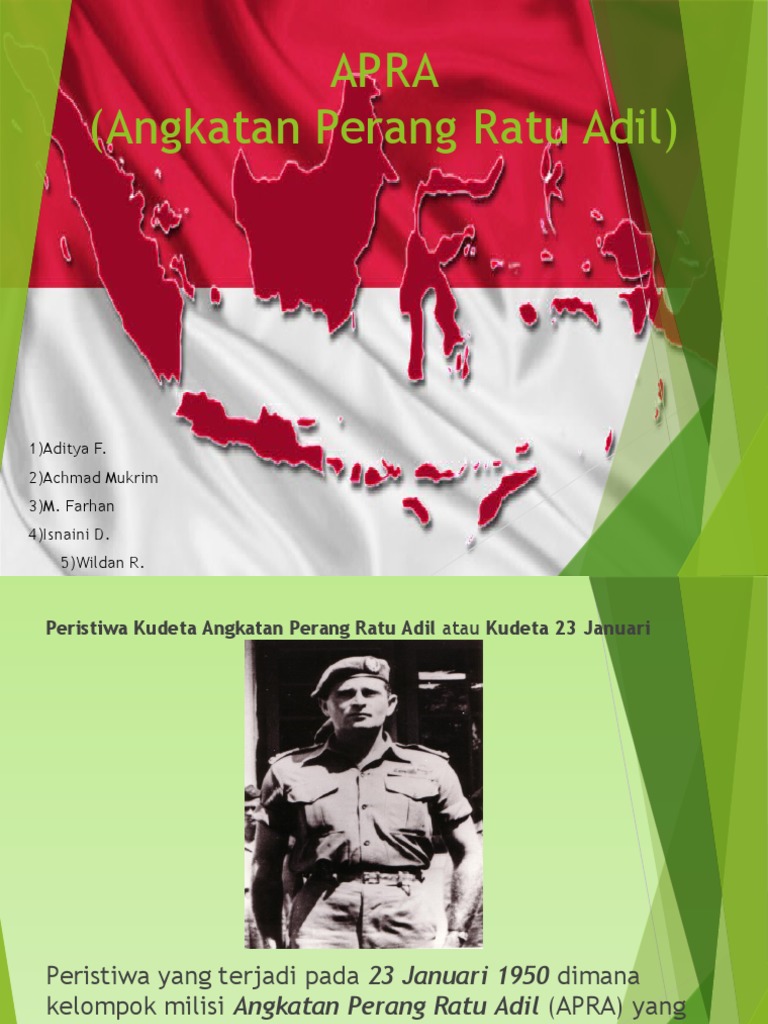 Kudeta APRA 1950: Sejarah dan Tujuan | PDF | Sejarah