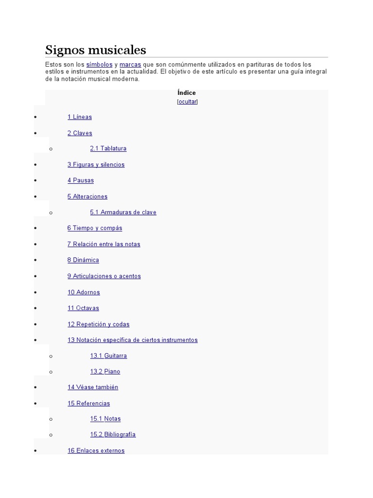 Signos Musicales. | Clave | Partituras | Prueba gratuita de 30 días ...