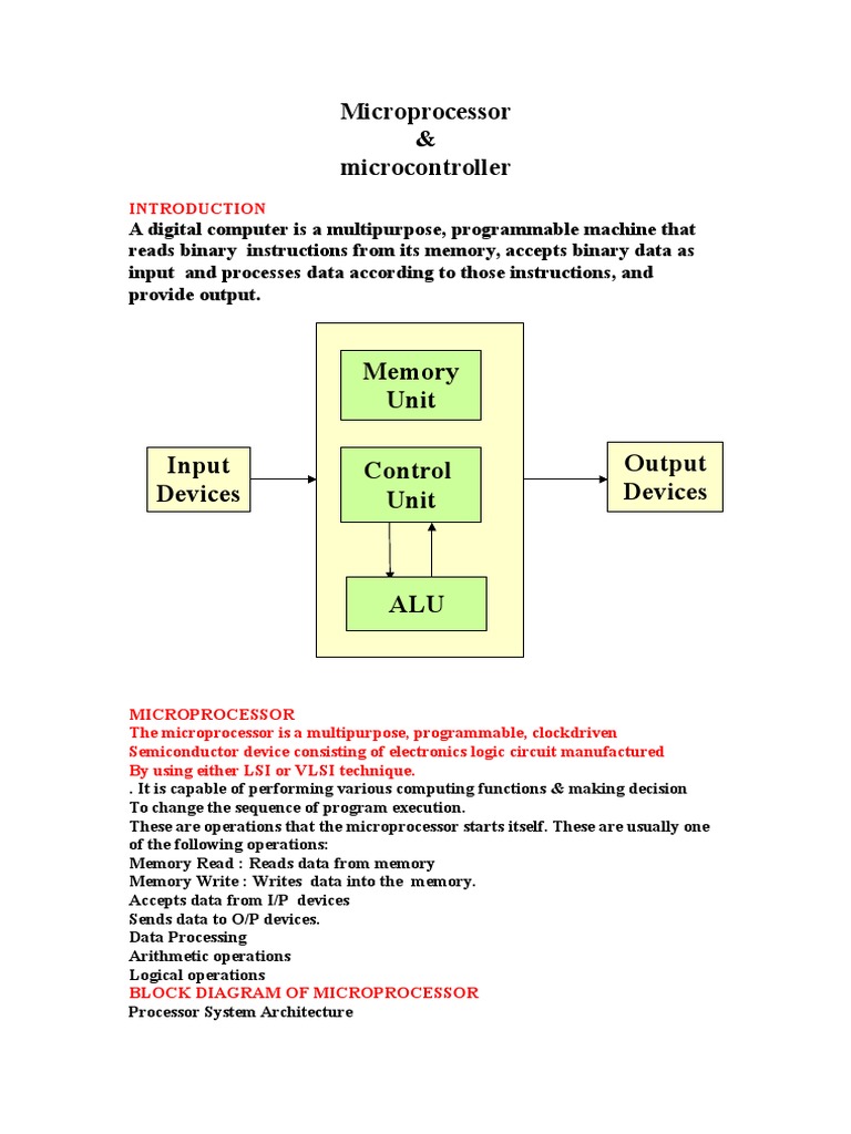 8085 Microprocessor | PDF | Central Processing Unit | Instruction Set