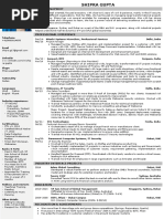 SAP MM Module Resume With 3 Years Experience | PDF | Sap Se | Business ...