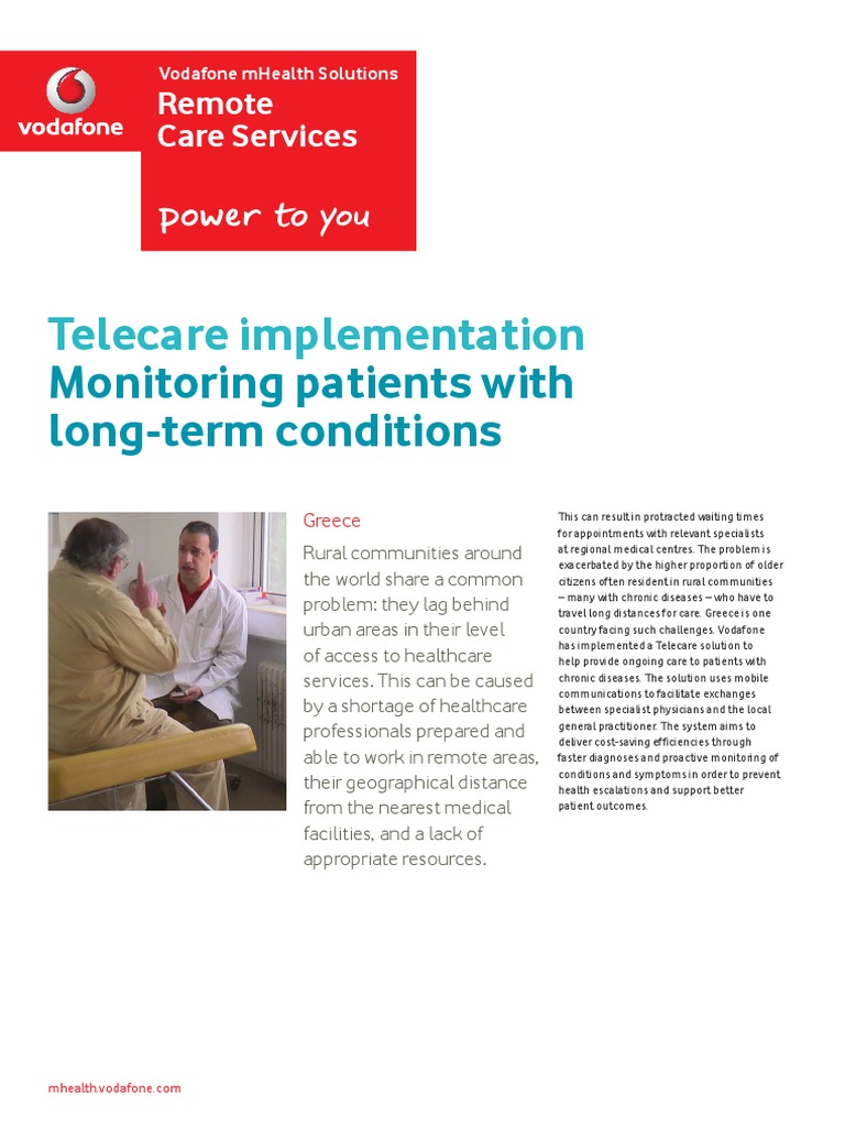 Telecare Implementation: Monitoring Patients With Long-Term Conditions ...