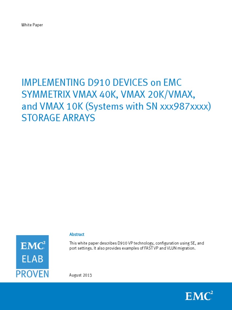 Collateral Software White-Paper H11059-Emc-D910-Wp PDF | Download Free ...