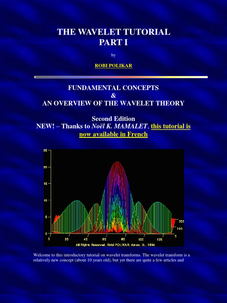 wavelet transform tutorial part1 | Spectral Density | Electrical ...