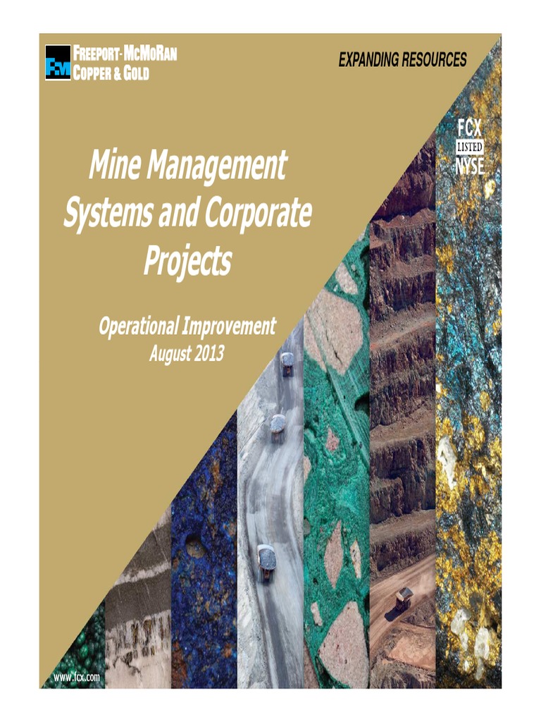 Mine Management PDF | PDF | Calibración | Minería