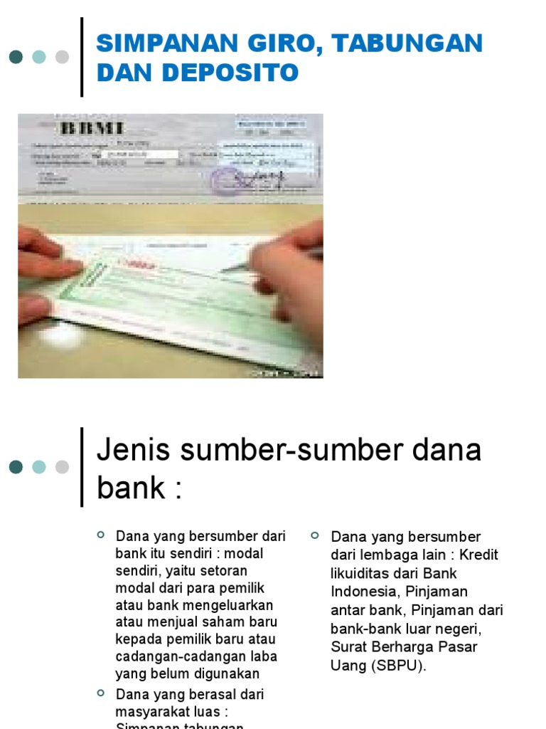 5simpanan Giro & Tabungan | PDF