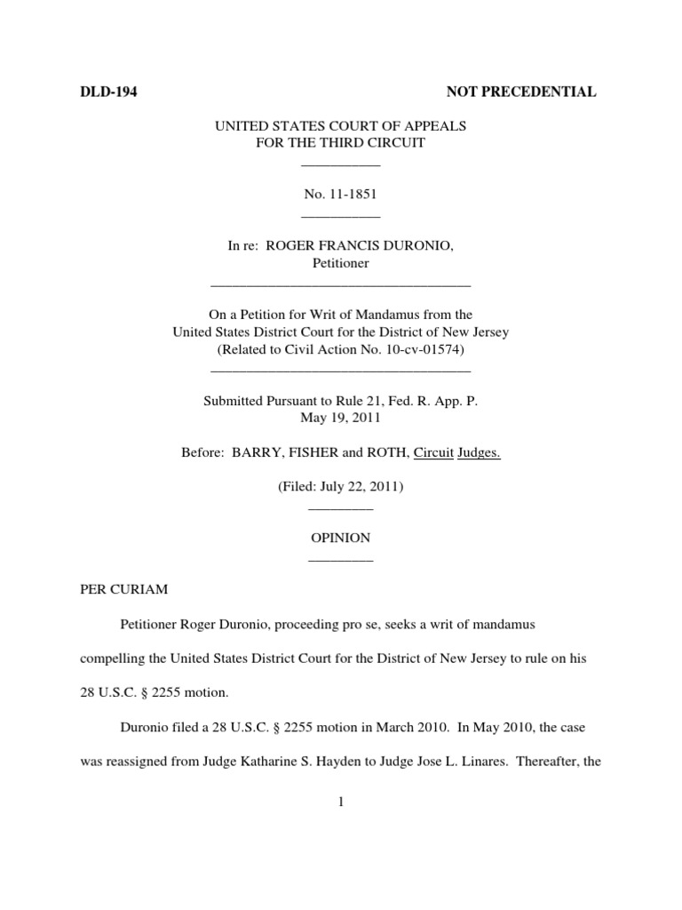 Roger Duronio V., 3rd Cir. (2011) | PDF