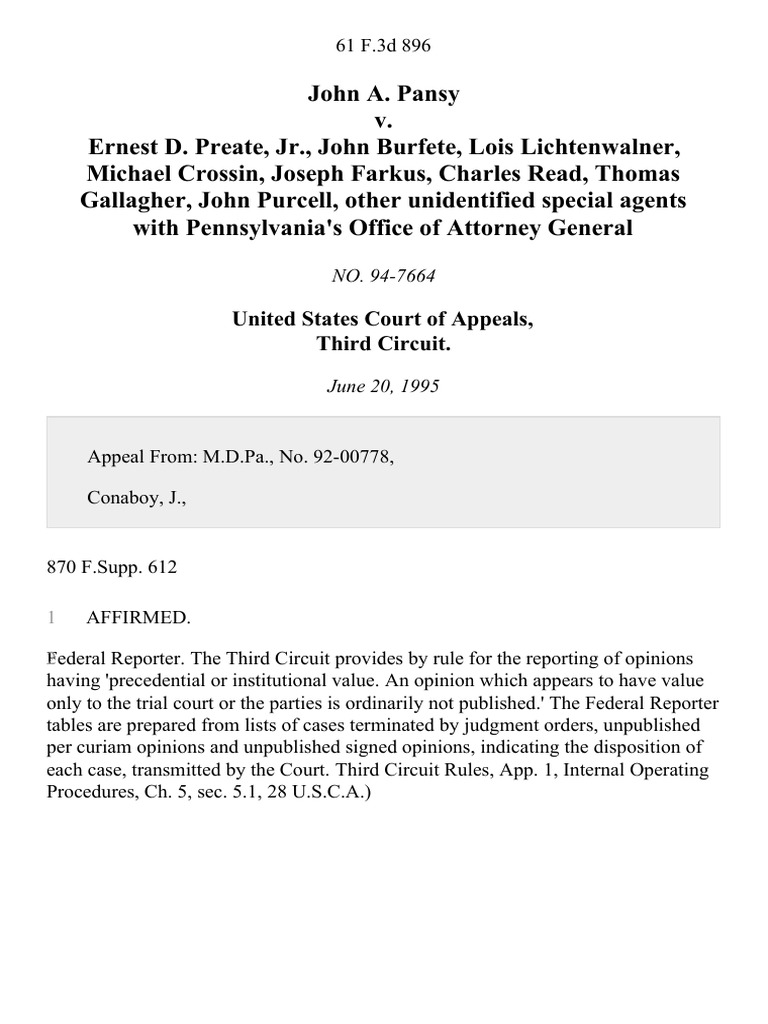 United States Court of Appeals, Third Circuit | PDF