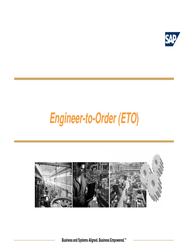 ETO - Engineer To Order | PDF | Production And Manufacturing | Economies