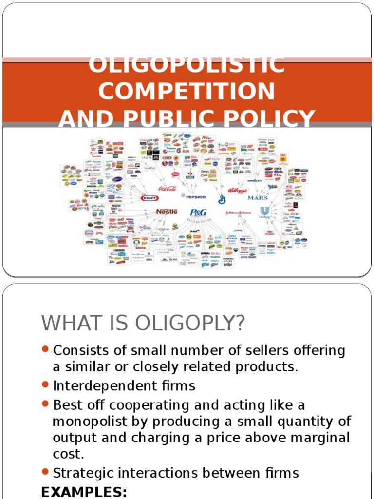 Oligopolistic Competition and Public Policy | PDF | Competition Law ...
