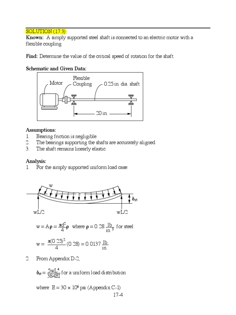 Engineering Shaft Analysis | PDF | Gear | Bending