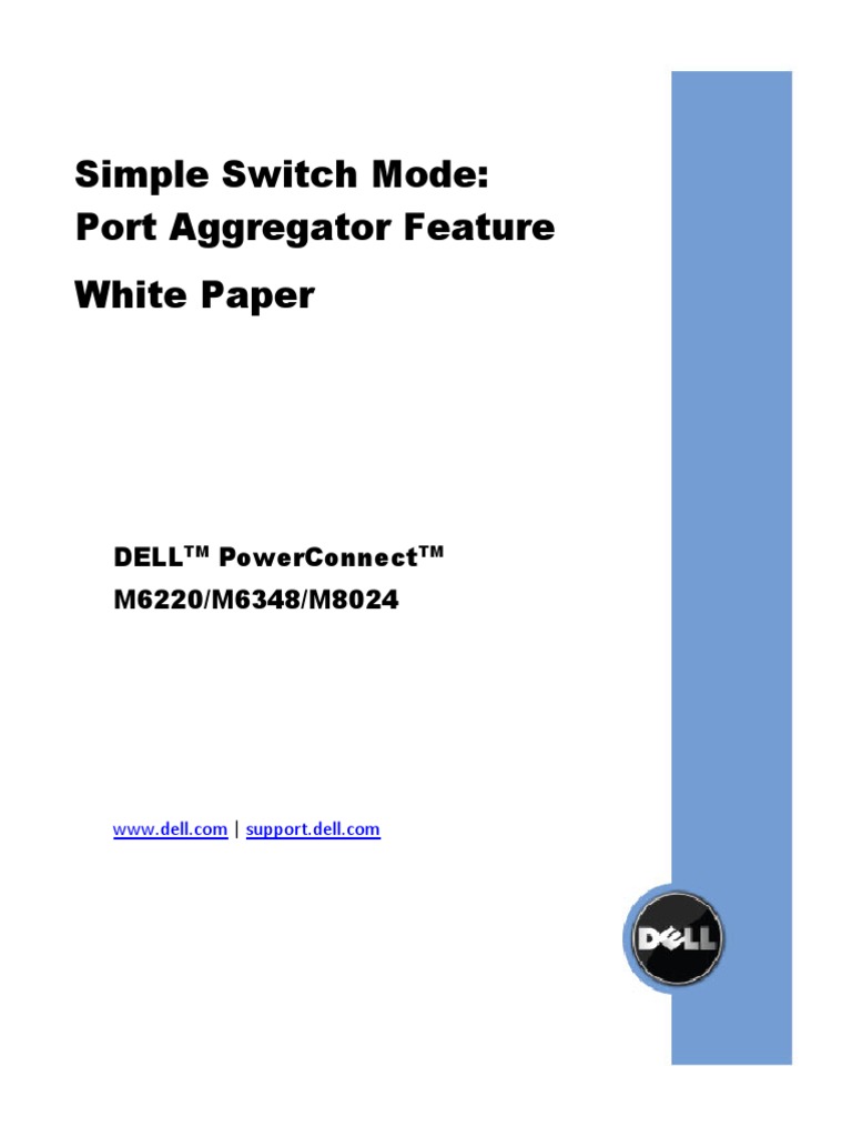 Dell Simple Switch Mode | PDF | Network Switch | Command Line Interface