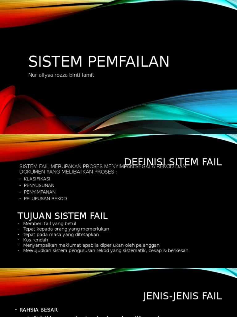 Sistem Pemfailan | PDF