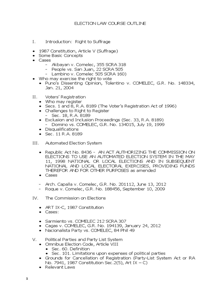A Comprehensive Guide to the Philippine Electoral Process: An Analysis ...