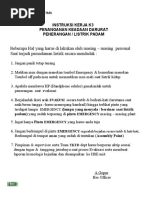 Contoh Design Layout Rute Evakuasi & Apar | PDF