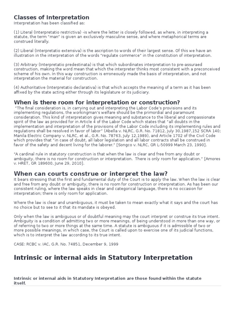 STATCON References | Statutory Interpretation | Jurisprudence