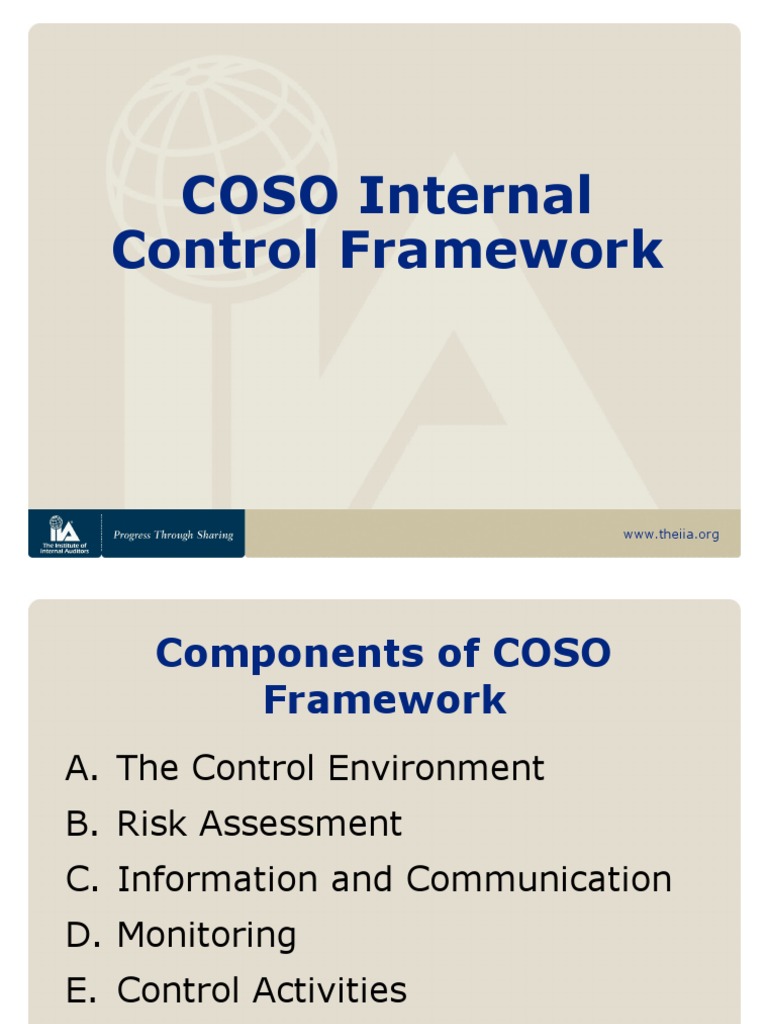 8 COSO Framework | PDF | Internal Control | Business