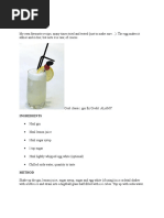 Cocktail Assembly Guide | PDF | Bartending | Drink