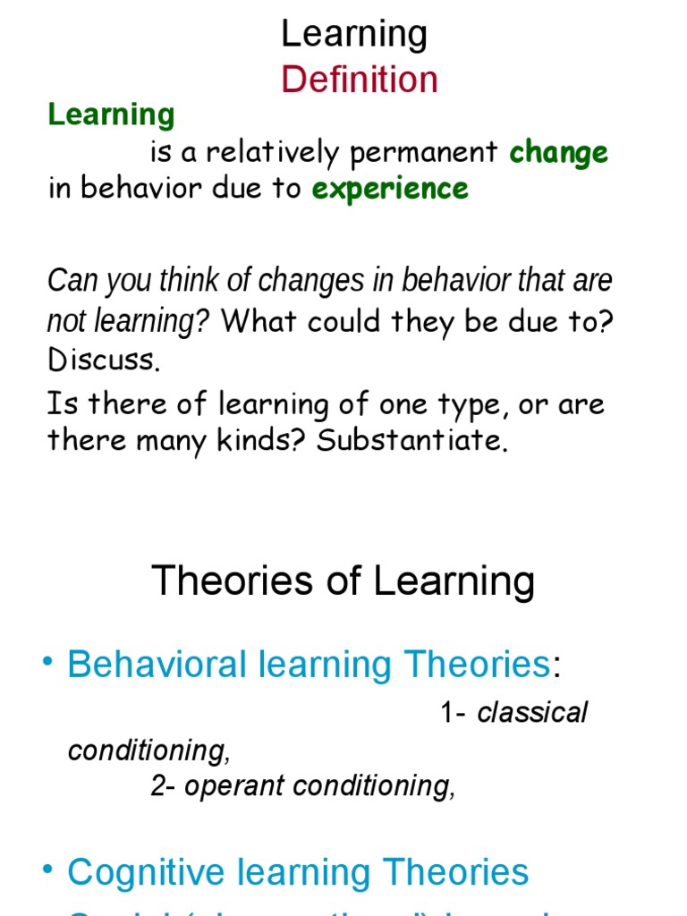 4 Learning Conditioning Animated | PDF | Classical Conditioning ...
