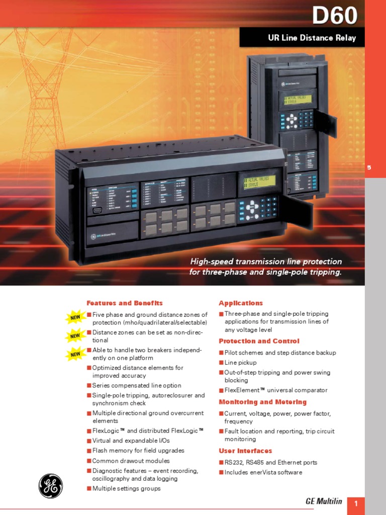 UR Line Distance Relay: High-Speed Transmission Line Protection For ...