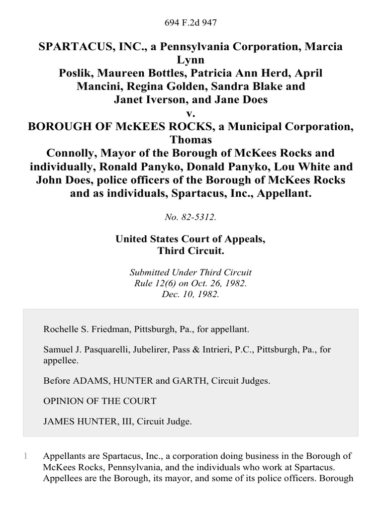 United States Court of Appeals, Third Circuit | PDF | Appeal | Brief (Law)