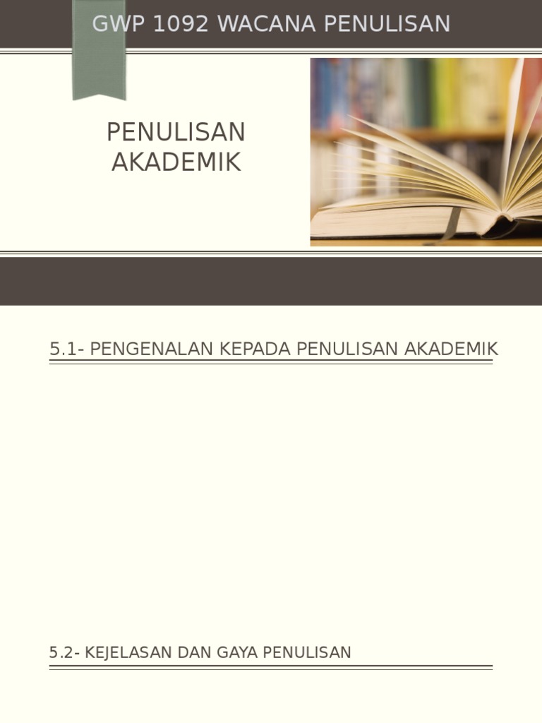 Penulisan Akademik | PDF