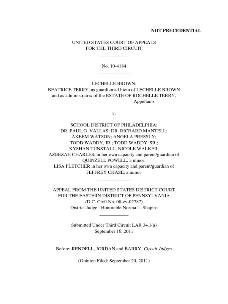 Not Precedential | PDF | Fourteenth Amendment To The United States ...