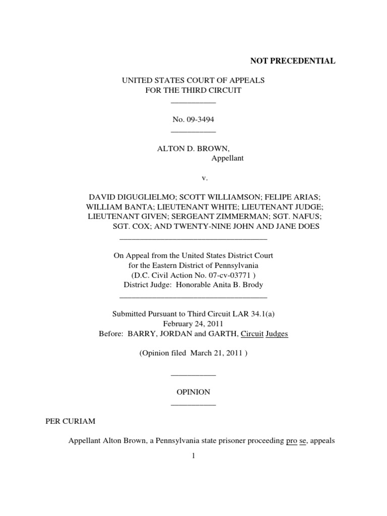 Not Precedential | PDF | Federal Rules Of Civil Procedure | Summary ...