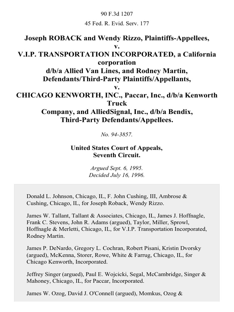 United States Court of Appeals, Seventh Circuit | PDF | Summary ...