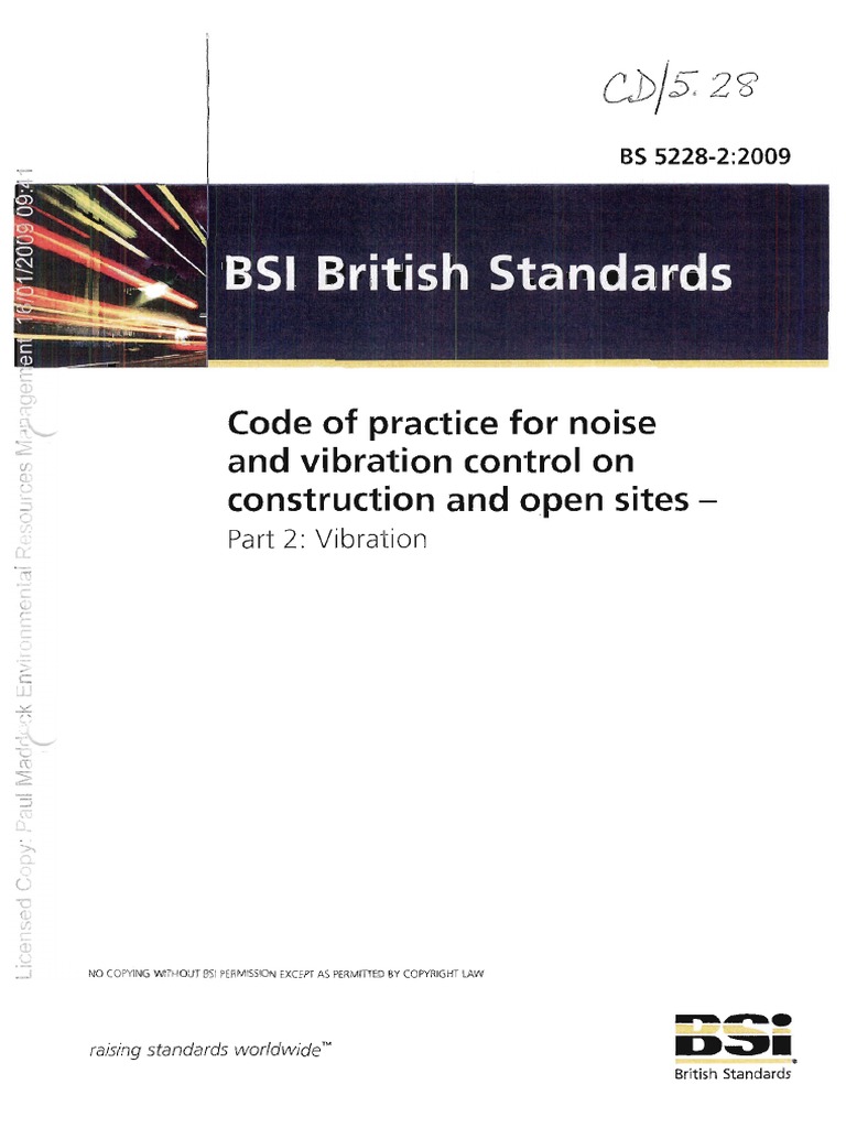 BS 5228-2 - 2009 | PDF