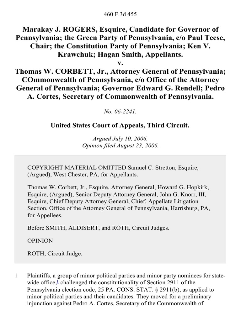 United States Court of Appeals, Third Circuit | PDF | Supreme Court Of ...