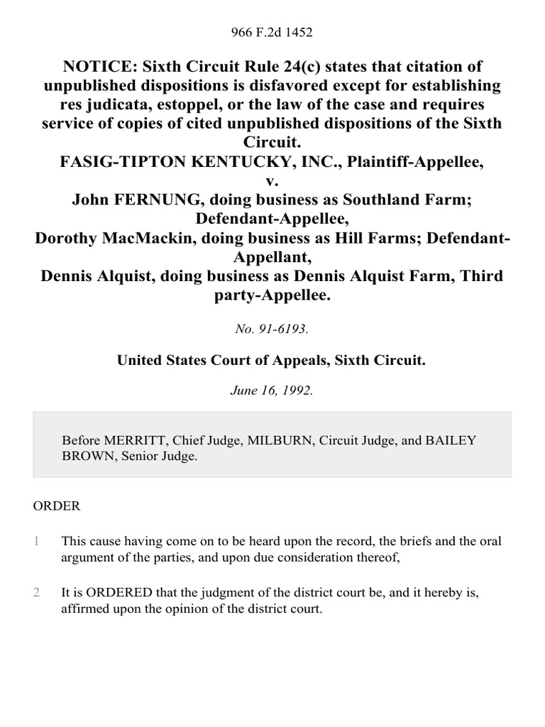 United States Court of Appeals, Sixth Circuit | PDF